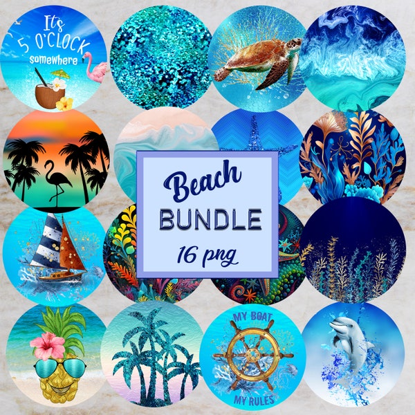 Beach Coasters - Etsy