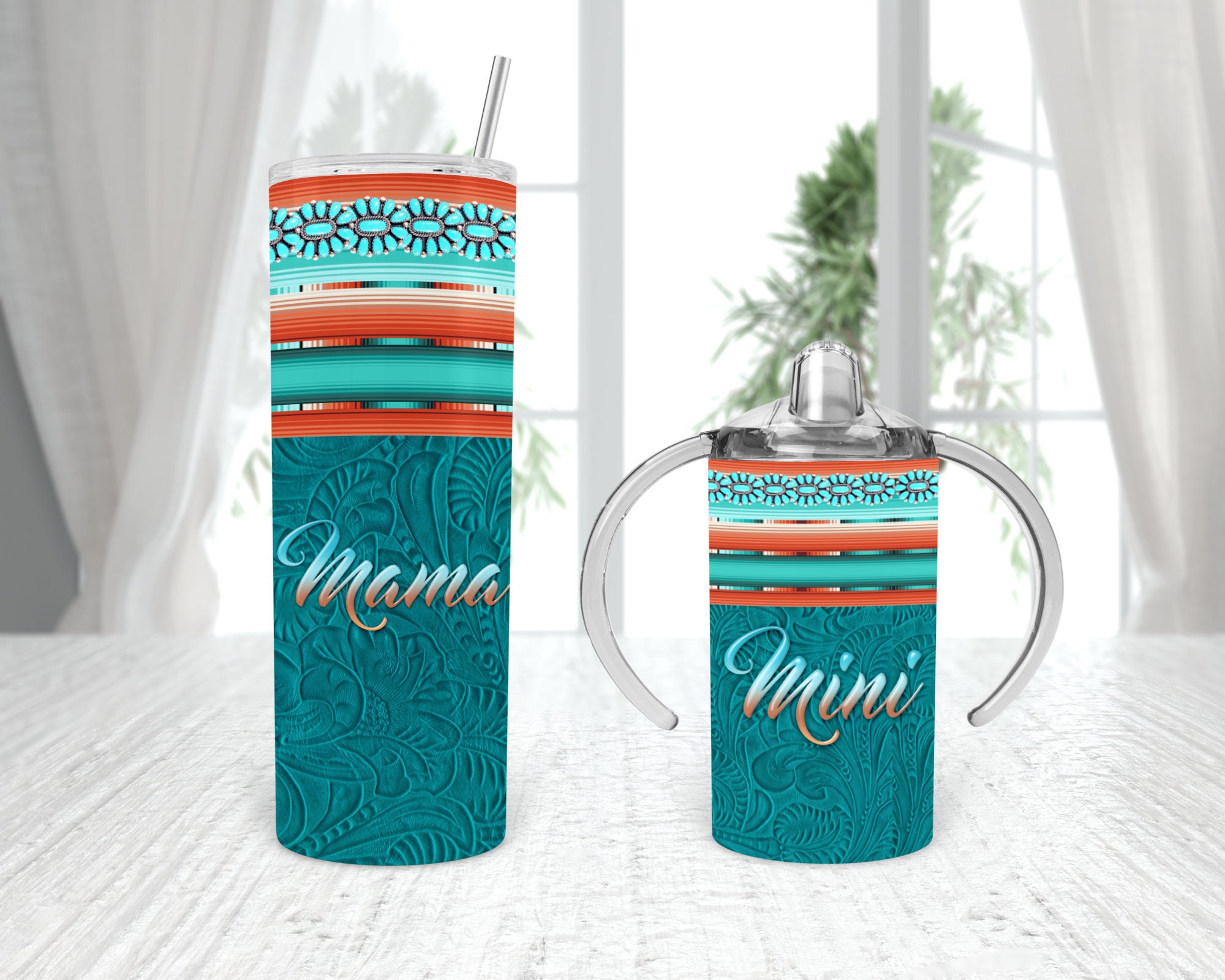 Tribal Matching Straight Sippy Cup 20oz Tumbler Sublimation - Etsy