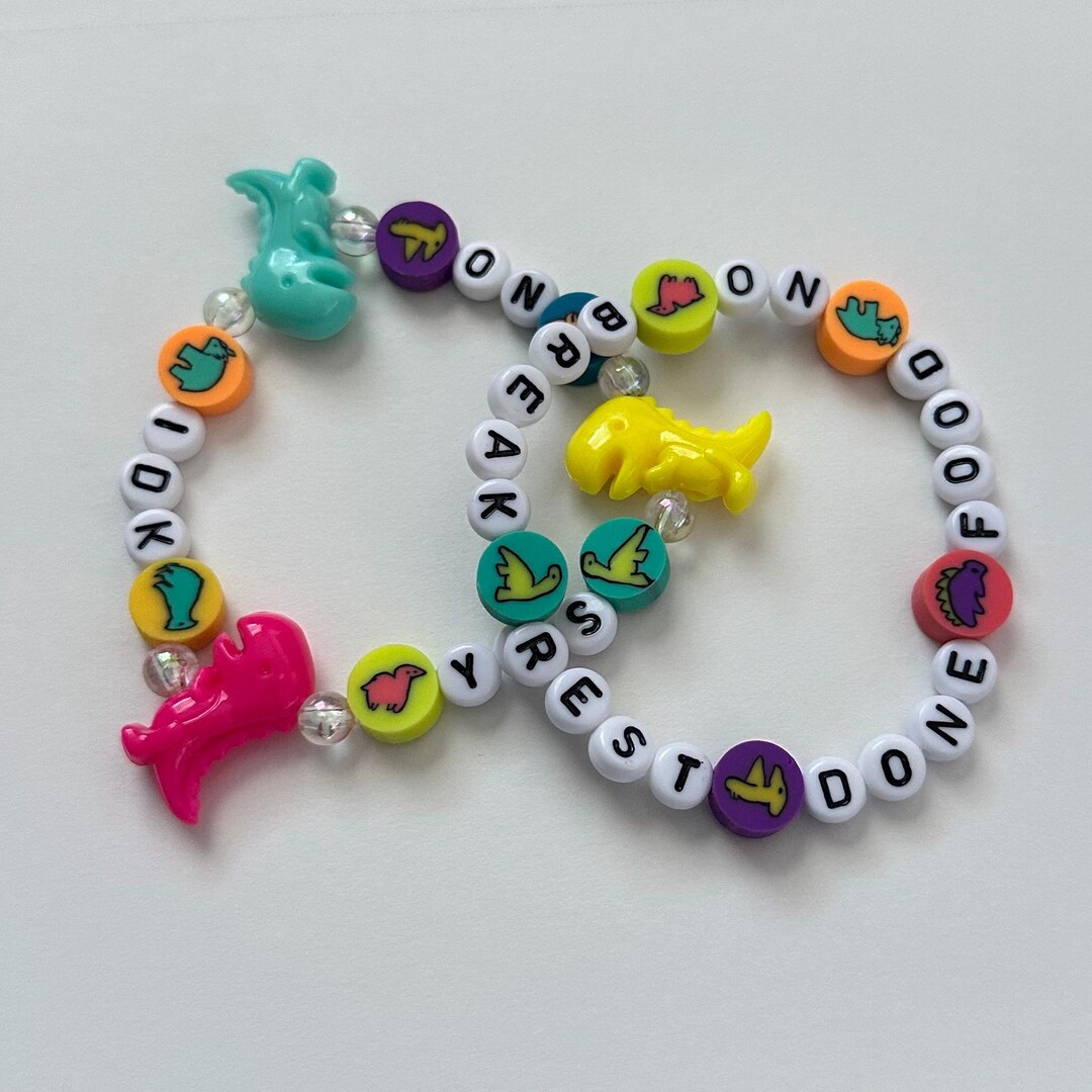 Dinosaur Common Needs Communication Bracelets, Nonverbal Semiverbal and ...