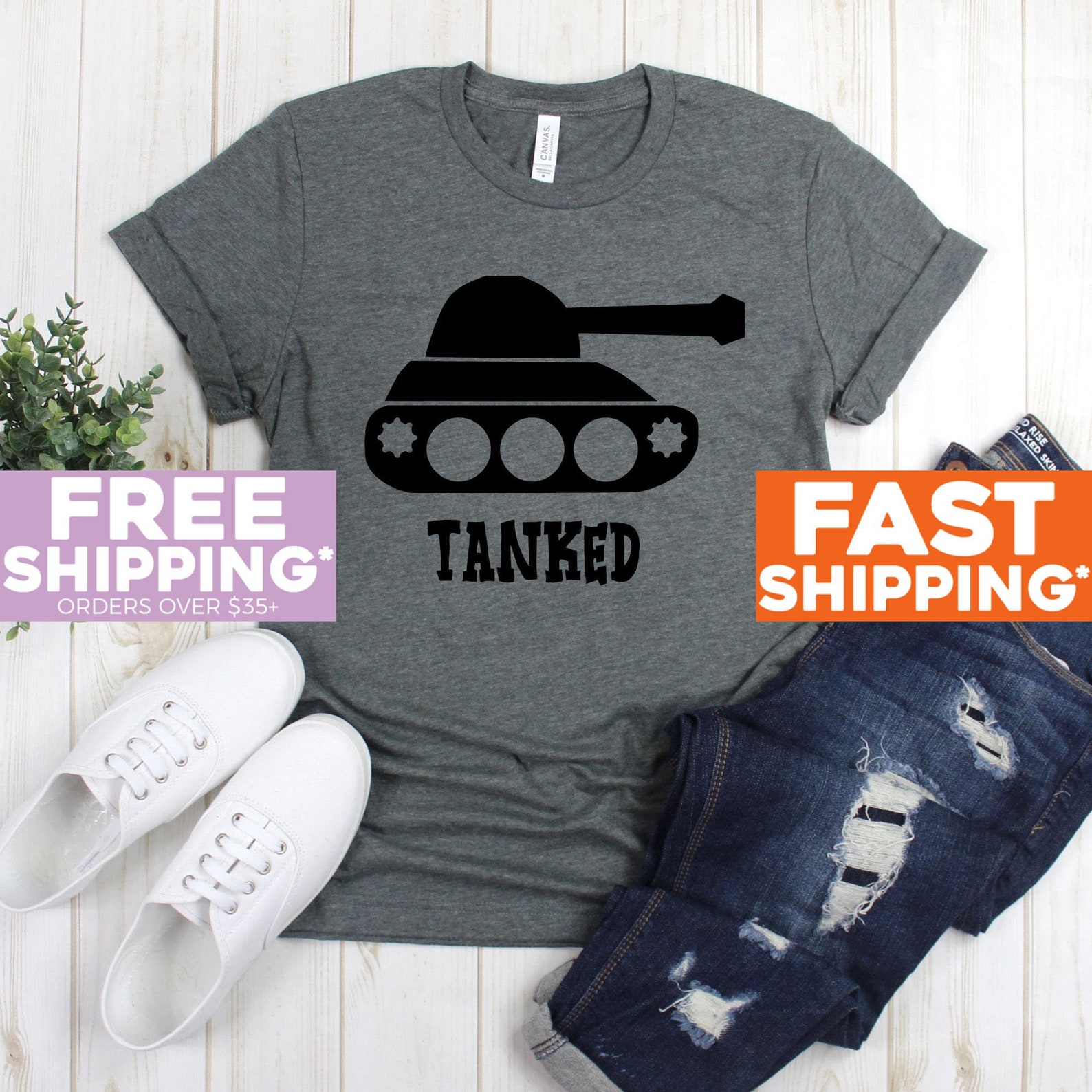 Funny Shirt Tanked Big Tank Funny Tee Shirt Funny Gift - Etsy