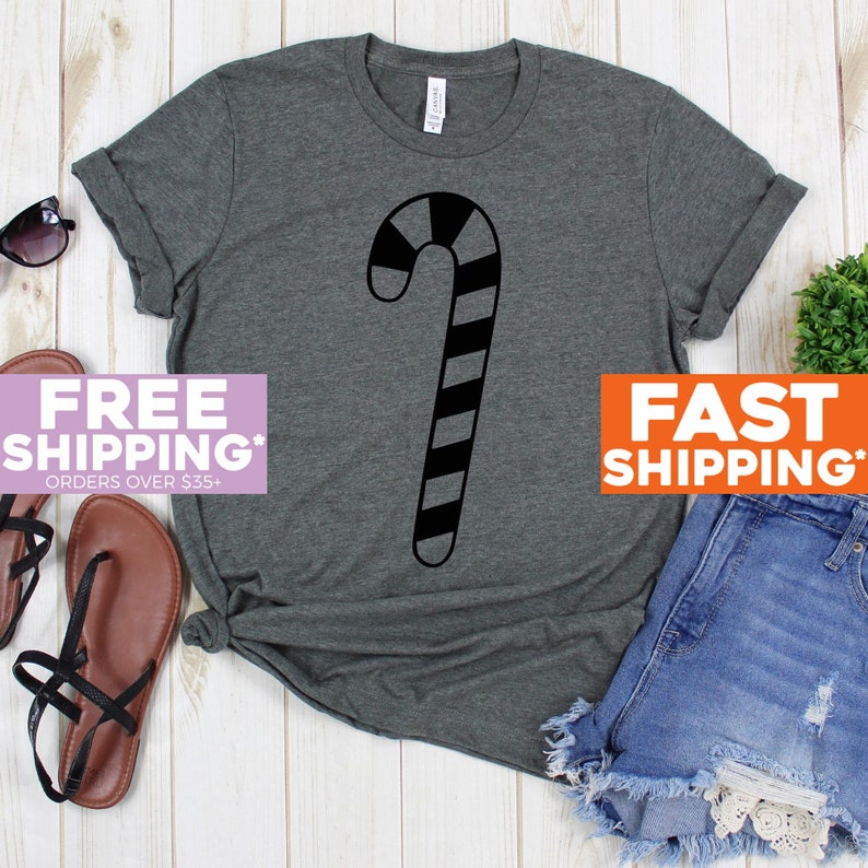 Candy Lover Tshirt Candy Cane Tees Cute Colorful Candies - Etsy