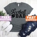 Game Day Shirt Grunge Football Slanting Football Football Season Tee ...