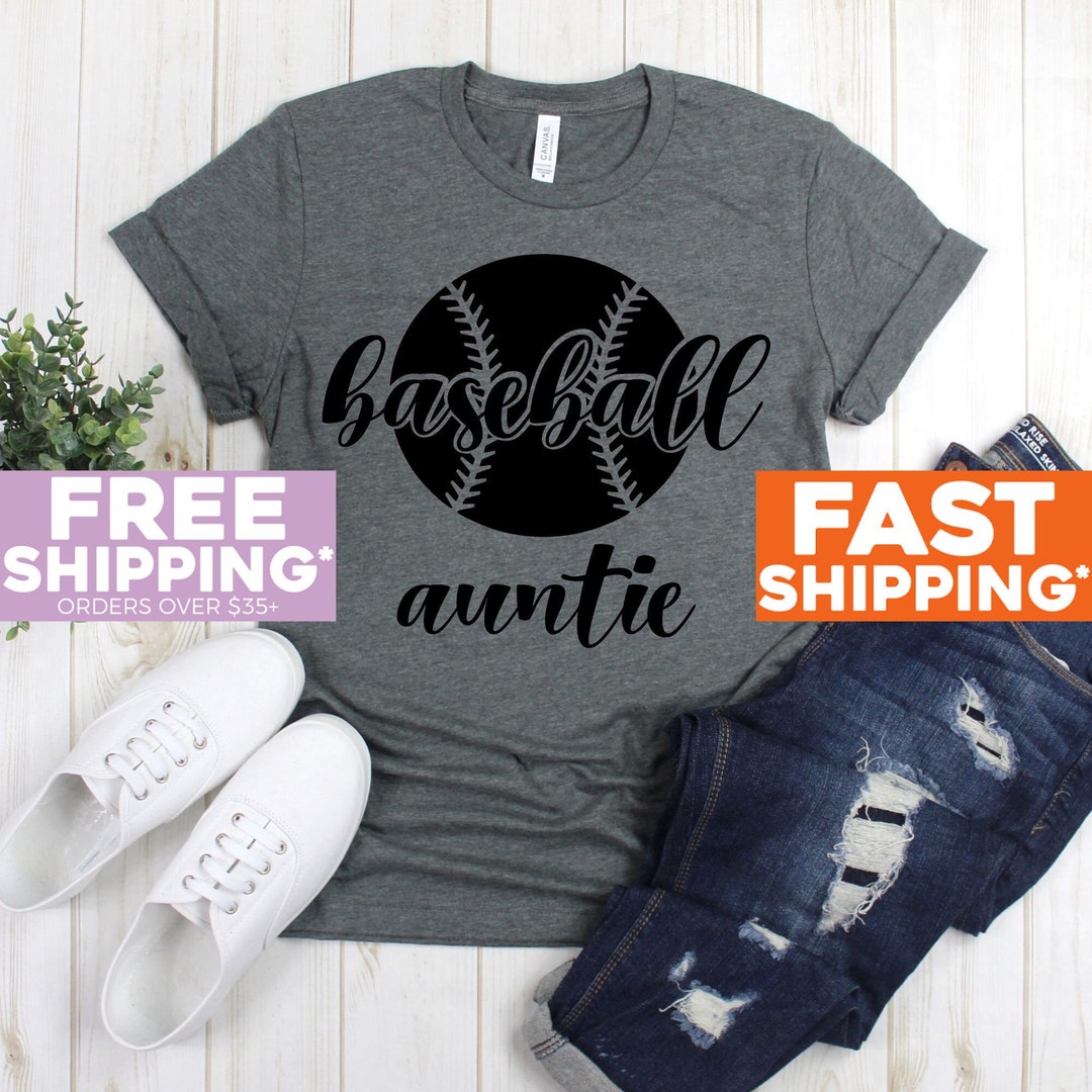 Proud Baseball Aunt Shirt Baseball Auntie T Shirt Auntie - Etsy