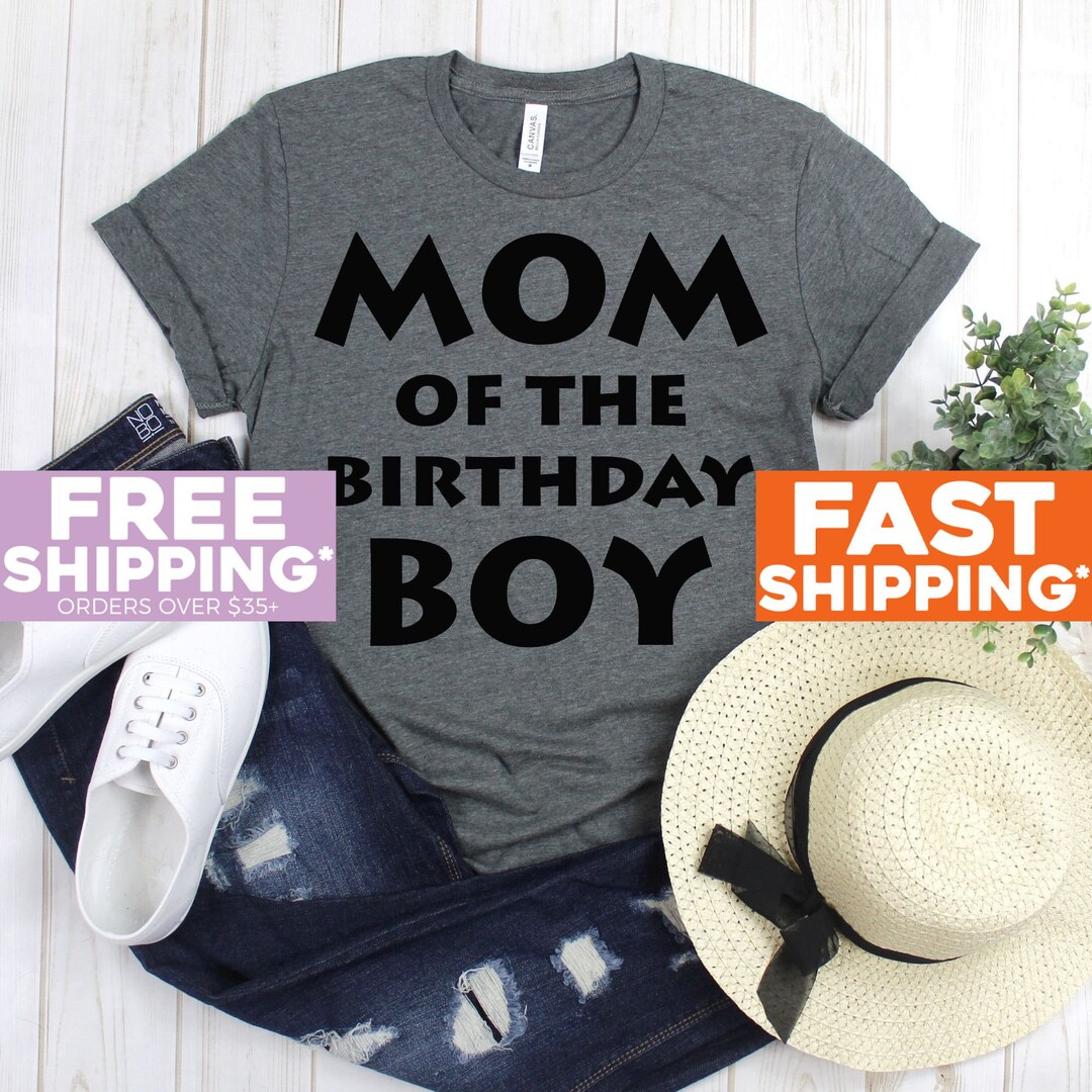 Mom Of The Birthday Boy Shirt