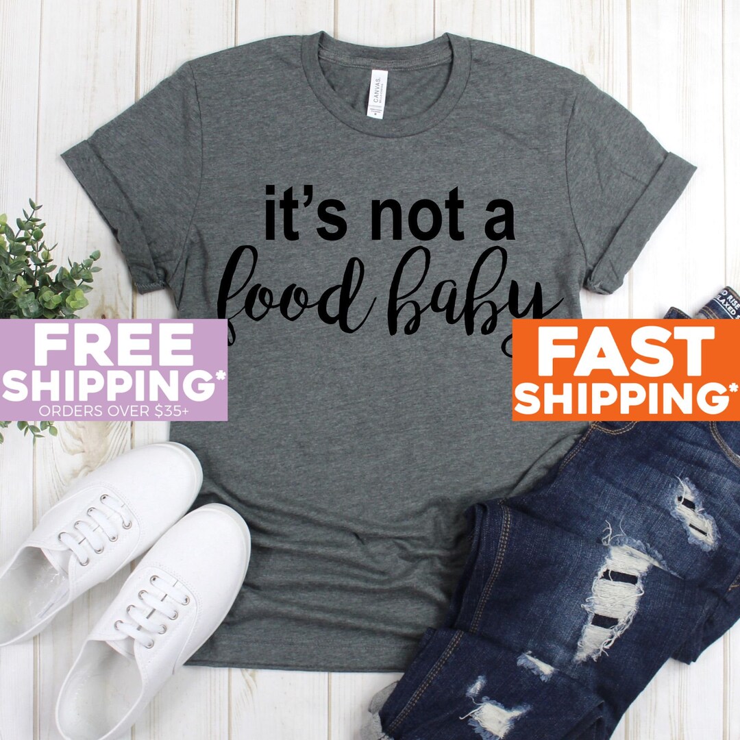 It's Not A Food Baby Pregnancy Announcement Shirt - Etsy