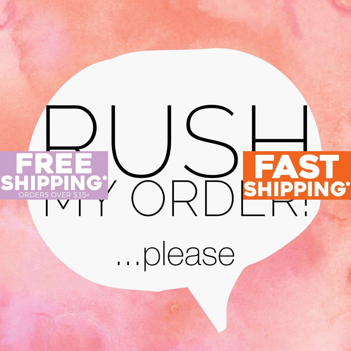 Rush My Order and USPS Priority Delivery 3 Days - Etsy