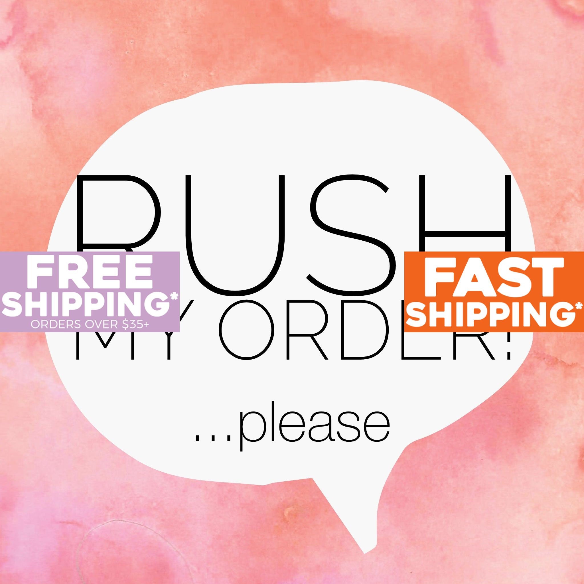 Rush My Order and USPS Priority Delivery 3 Days - Etsy