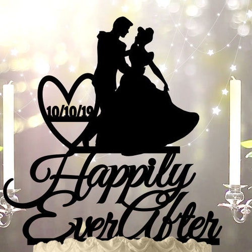 Happily Ever After Princess Castle Wedding Cake Topper - Etsy