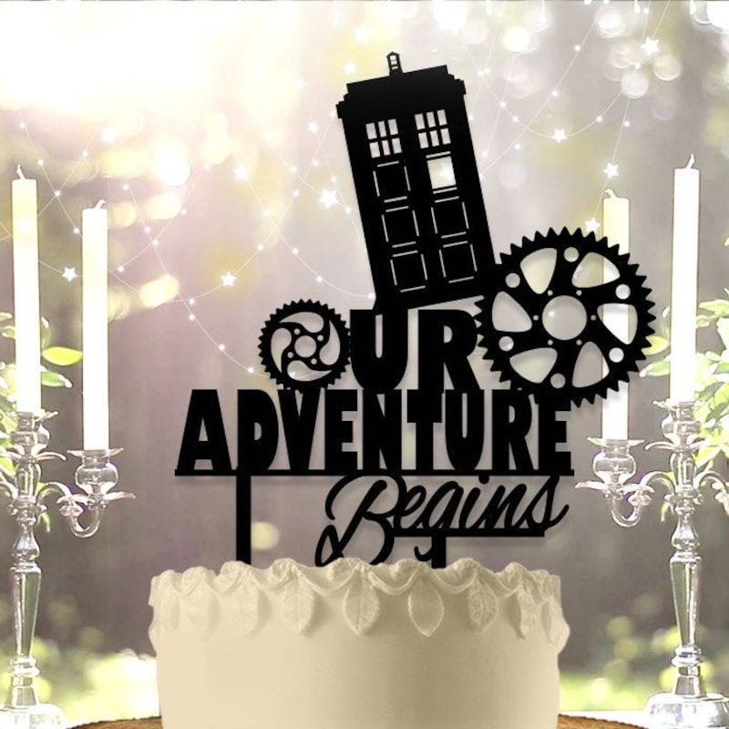 Tardis Cake Topper - Etsy