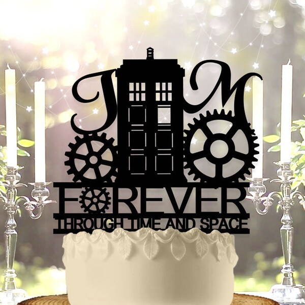 Tardis Cake Topper - Etsy