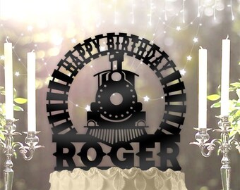Train Cake Topper Svg - Etsy