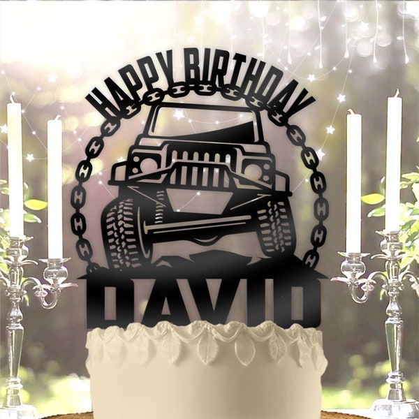 Jeep Cake Topper - Etsy