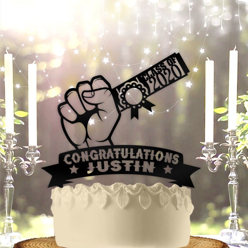 Graduation Cake Topper - Etsy