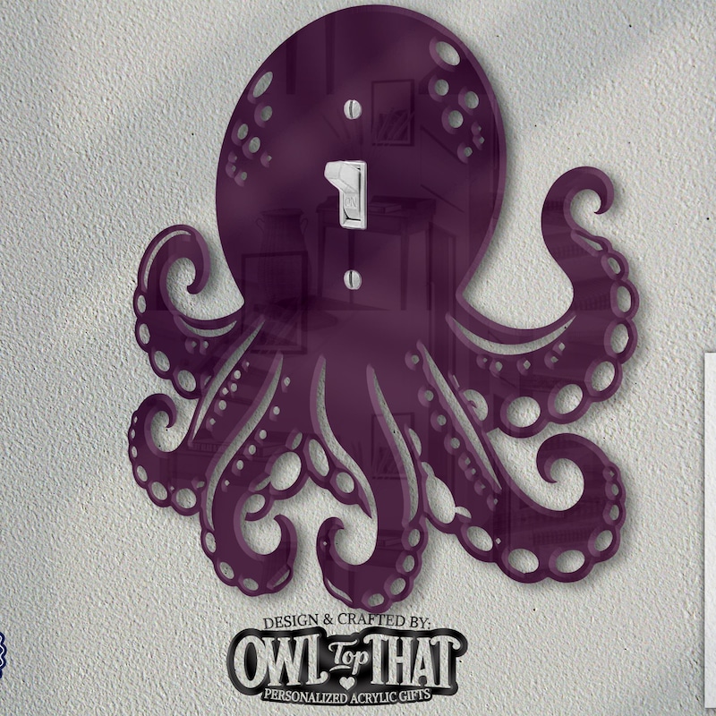 Octopus Light Switch - Etsy