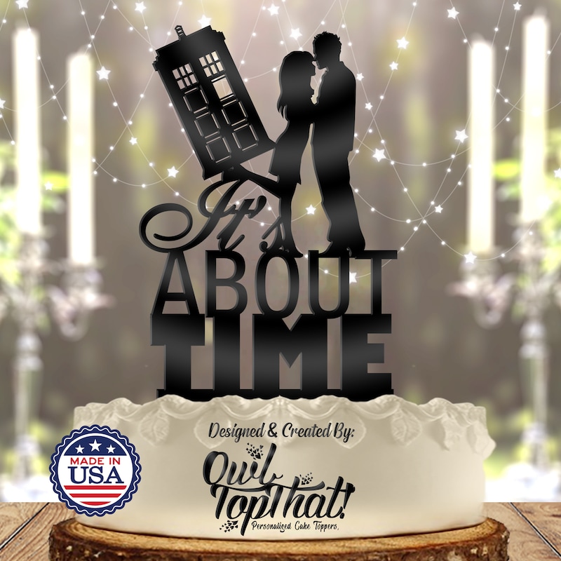 Tardis Cake Topper - Etsy