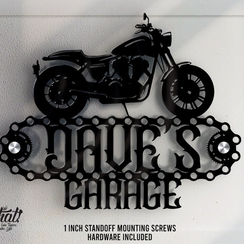 Motorcycle Sign - Etsy