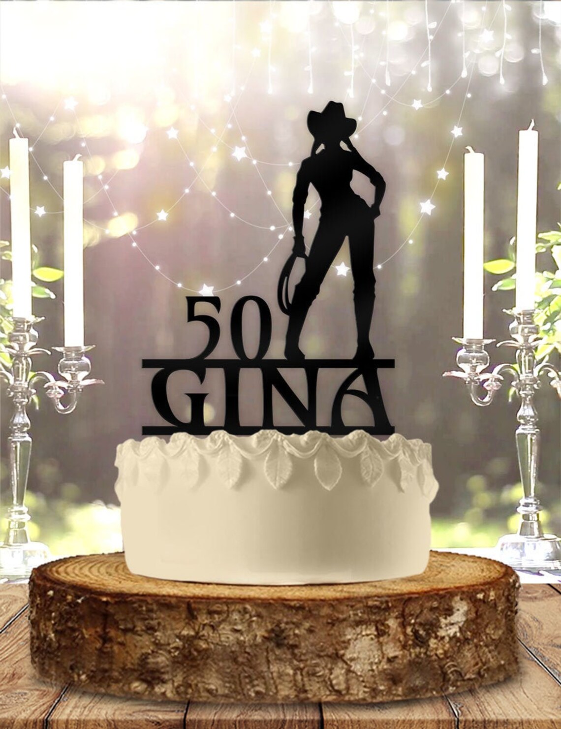 Cowgirl Wild West Lasso Pig Tails Name and Age Personalized | Etsy