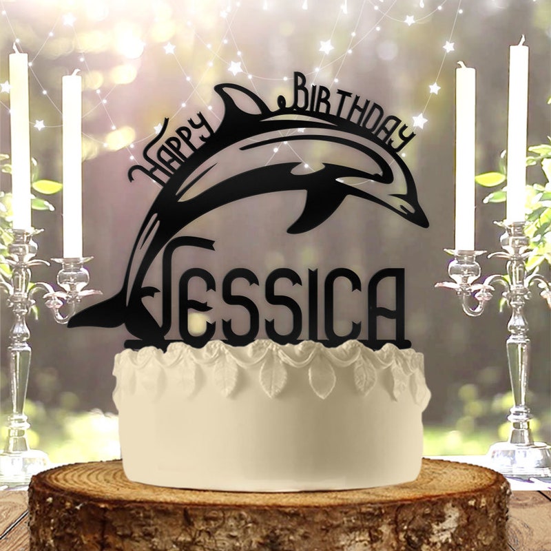 Dolphin Cake Topper - Etsy