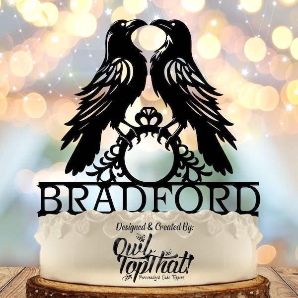 Gothic Cake Topper - Etsy