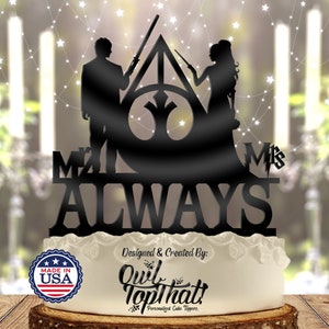 Jedi and Mage Always Wedding Cake Topper - Etsy