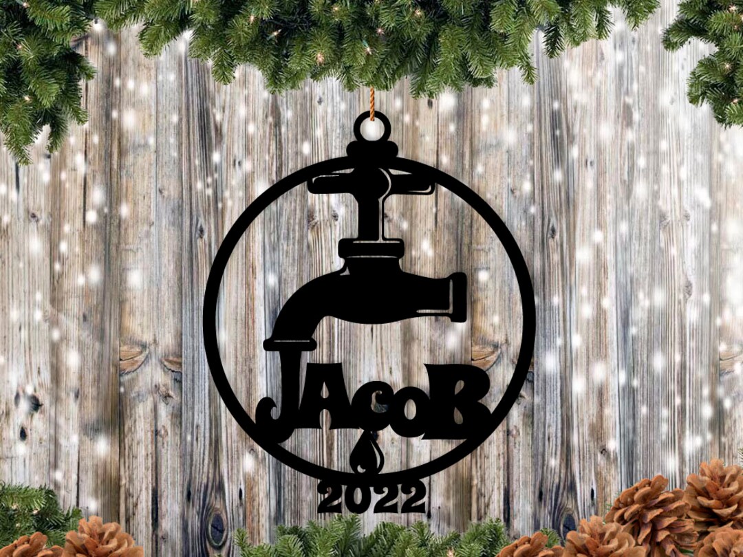Personalized Plumber Handyman Repairman Woman Christmas Ornament - Etsy