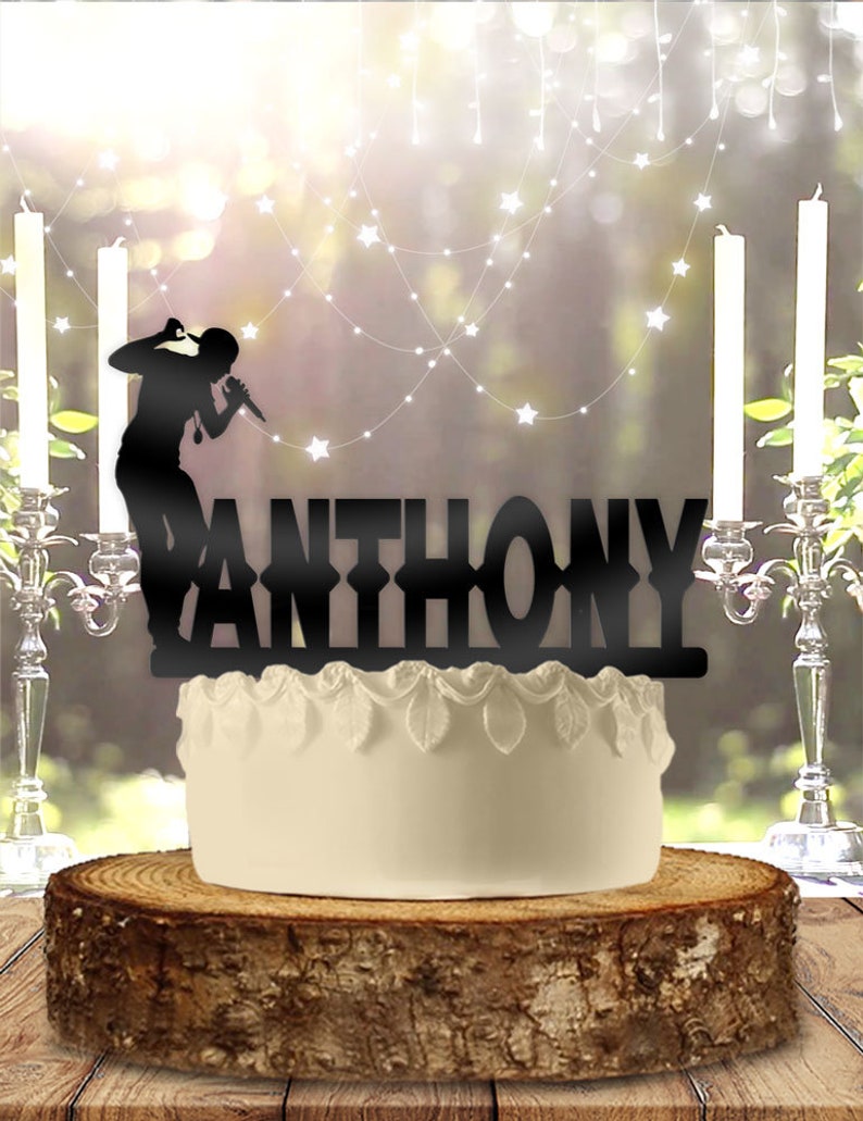 Rapper Lyricist Name Rapper Solo Personalized Birthday Cake Topper - Etsy
