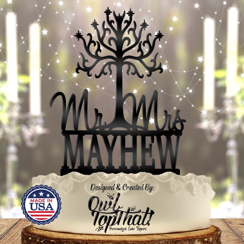 Tree Cake Topper - Etsy