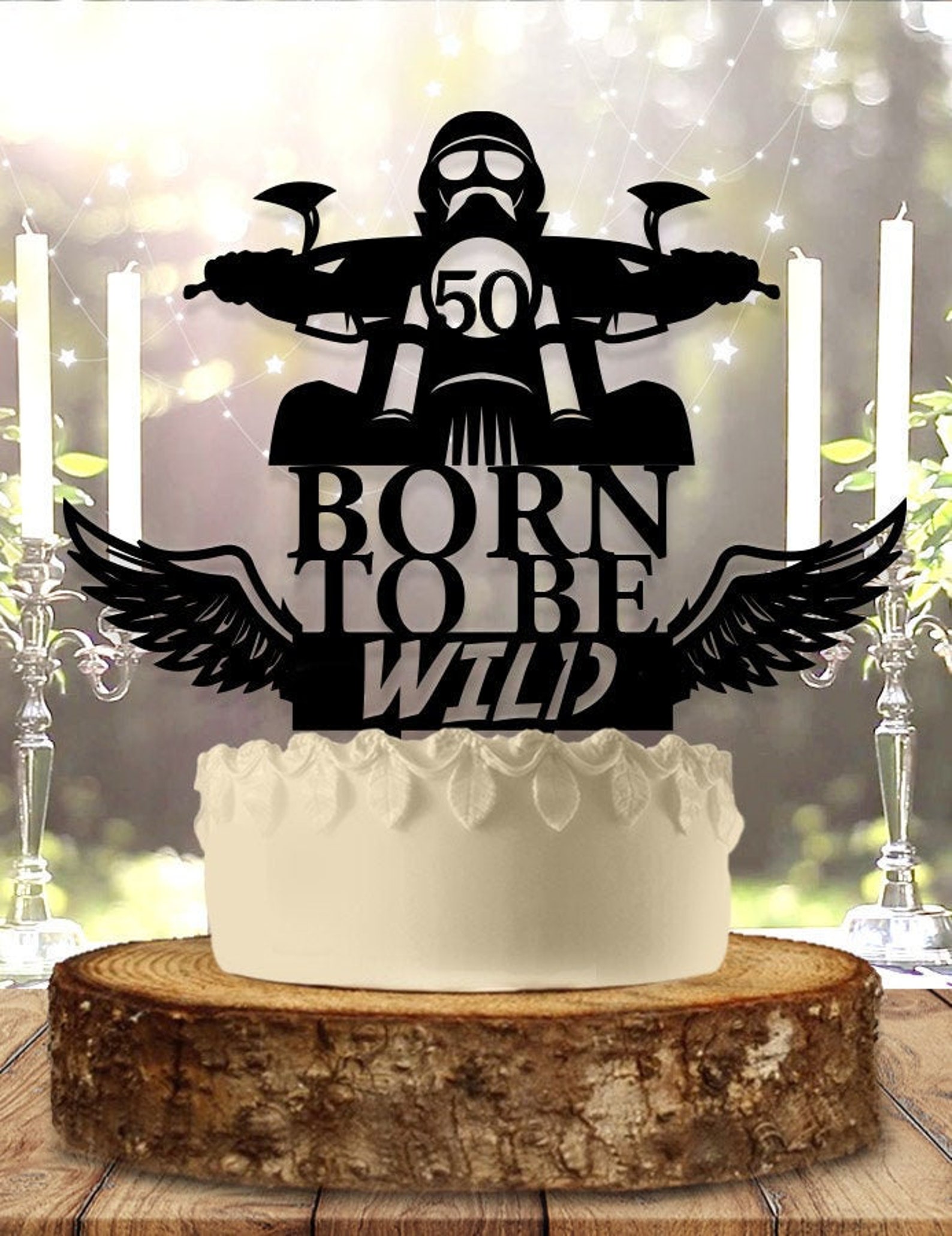 Motorcycle Biker Born to Be Wild With Age Personalized - Etsy