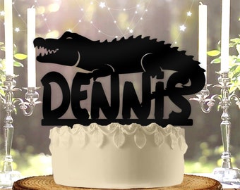 Alligator Cake Topper - Etsy UK