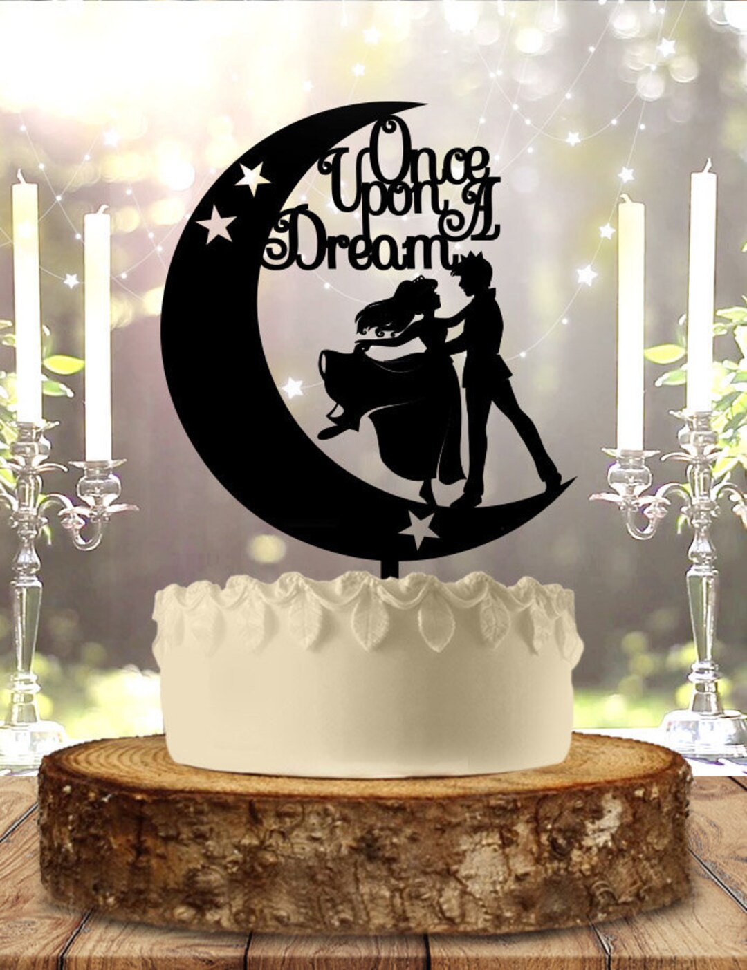 Once Upon a Dream Wedding Cake Topper - Etsy