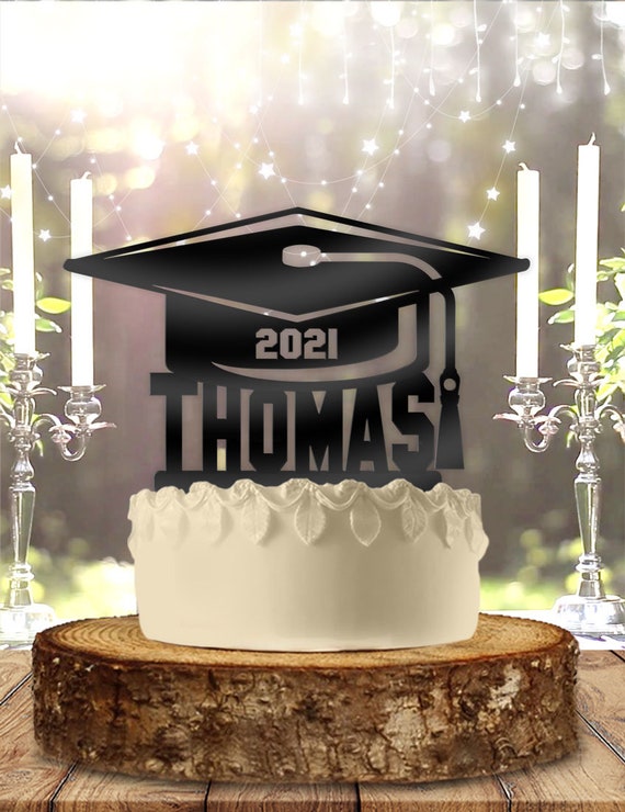 Graduation Hat With Name and Class of Personalized Birthday - Etsy