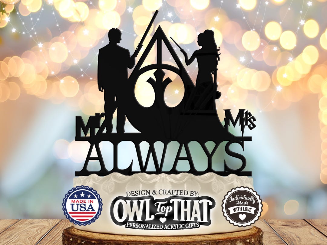 Jedi and Mage Always Wedding Cake Topper - Etsy