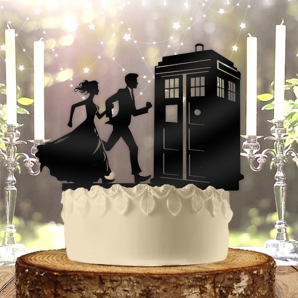 Tardis Cake Topper - Etsy