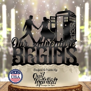 Tardis Cake Topper - Etsy