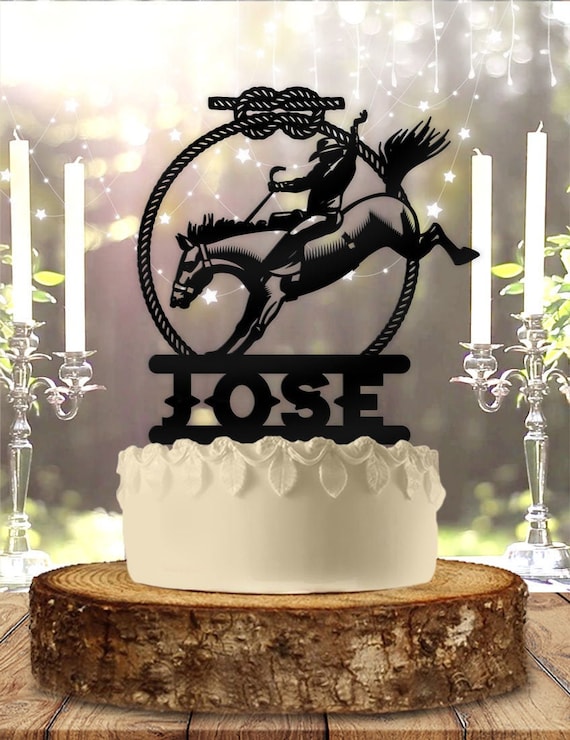 Paper, Party & Kids Men's Rodeo Lasso Bucking Bronco Cowboy Birthday ...