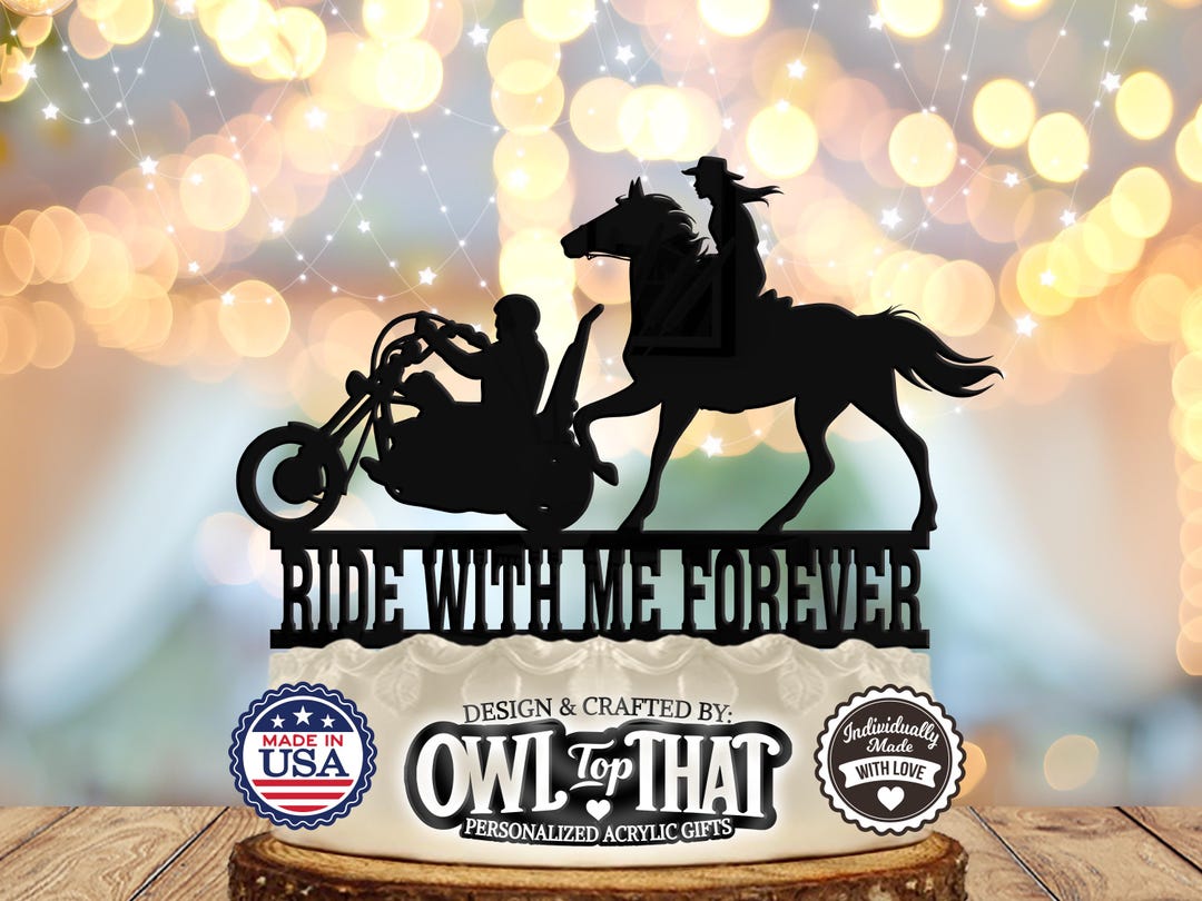 Motorcycle Horse Rider Couple - Ride With Me Forever - Destination ...