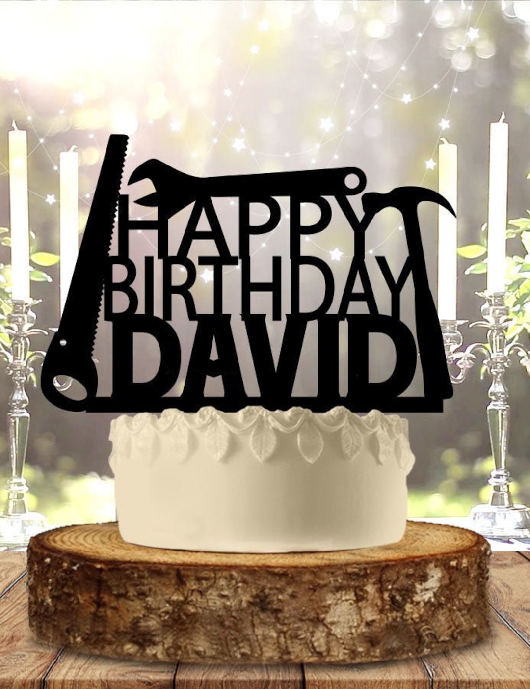 Handyman Birthday Personalized Birthday Cake Topper - Etsy
