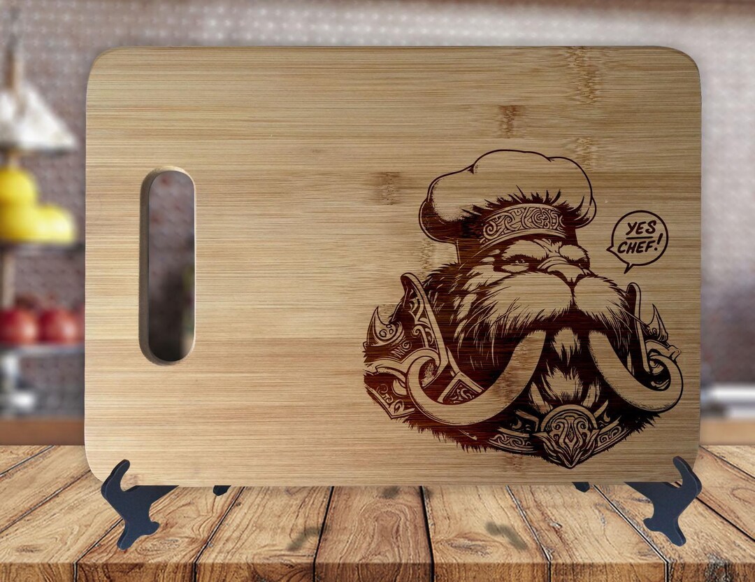 Yes, Chef - Kitchen Housewarming Wedding Gamer Gift - Custom Engraved ...
