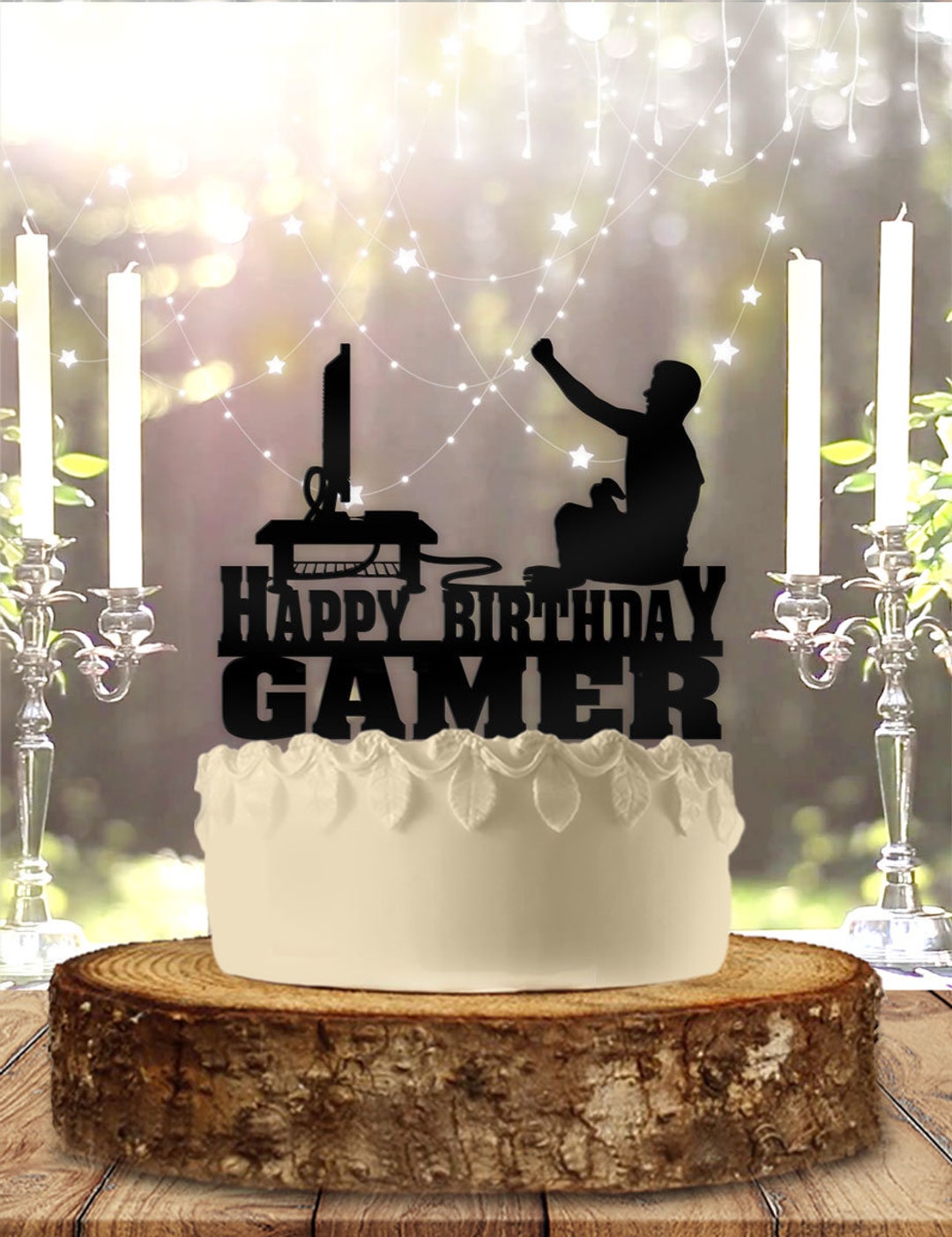 Video Game Gamer Personalized Happy Birthday With Name Gaming - Etsy
