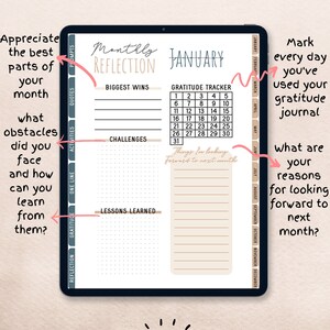 Gratitude Journal Digital Planner for iPad - Etsy