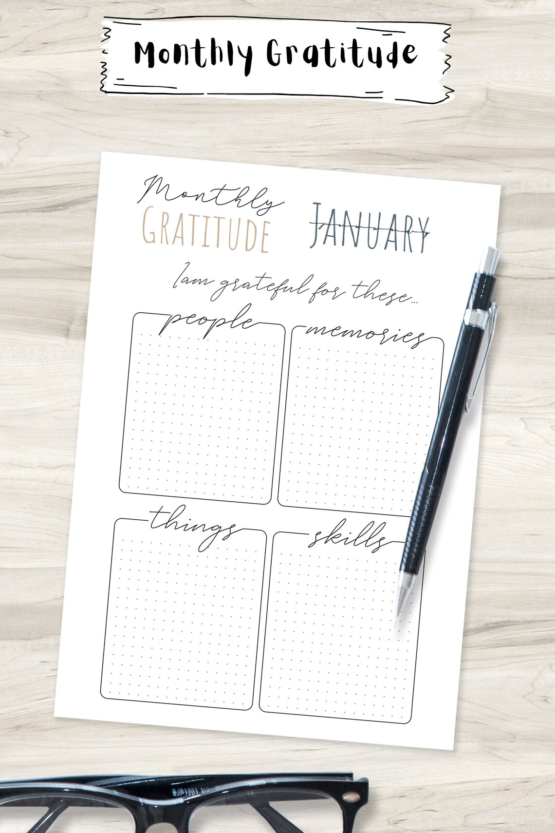 Gratitude Journal Printable - Etsy