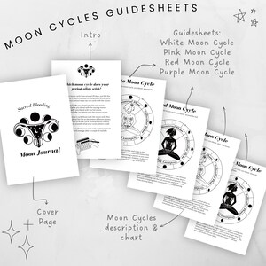 Sacred Bleeding Moon Journal White Moon Cycle Vs Red Moon Cycle Purple Moon Cycle Pink Moon ...