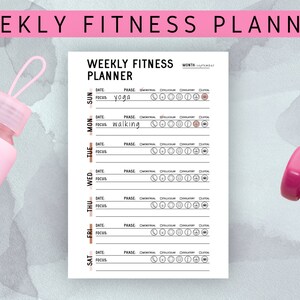 Cycle Syncing Fitness Printable Guide - Etsy