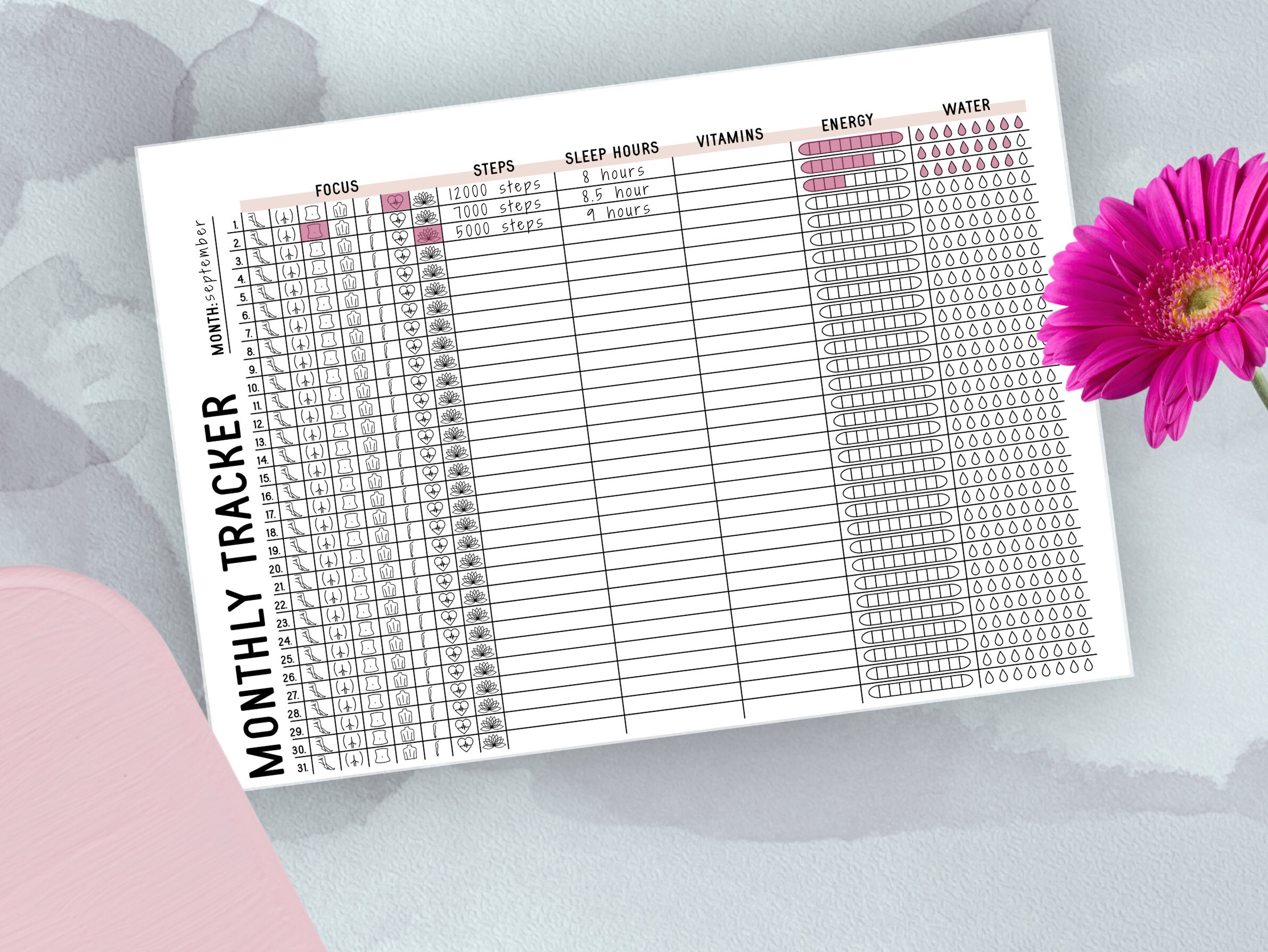 Cycle Syncing Fitness Printable Guide - Etsy