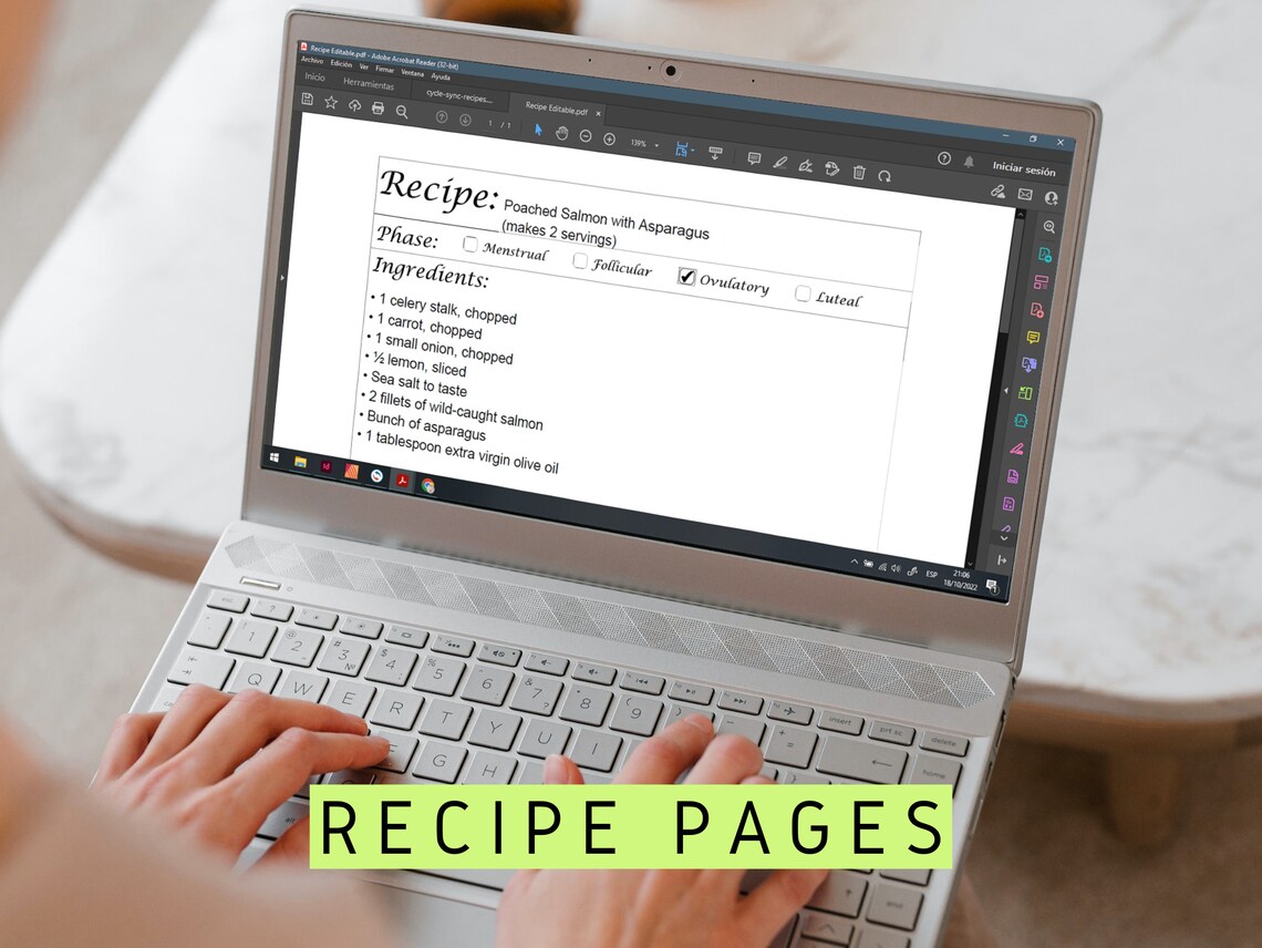 Cycle Syncing Nutrition Guide and Recipe Binder Cycle Sync - Etsy
