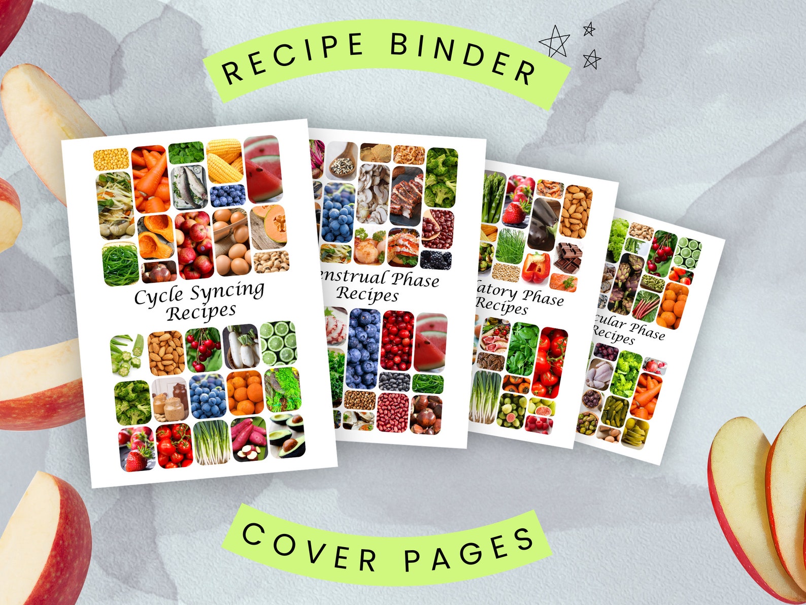 Cycle Syncing Nutrition Guide and Recipe Binder | Cycle Sync Food List ...