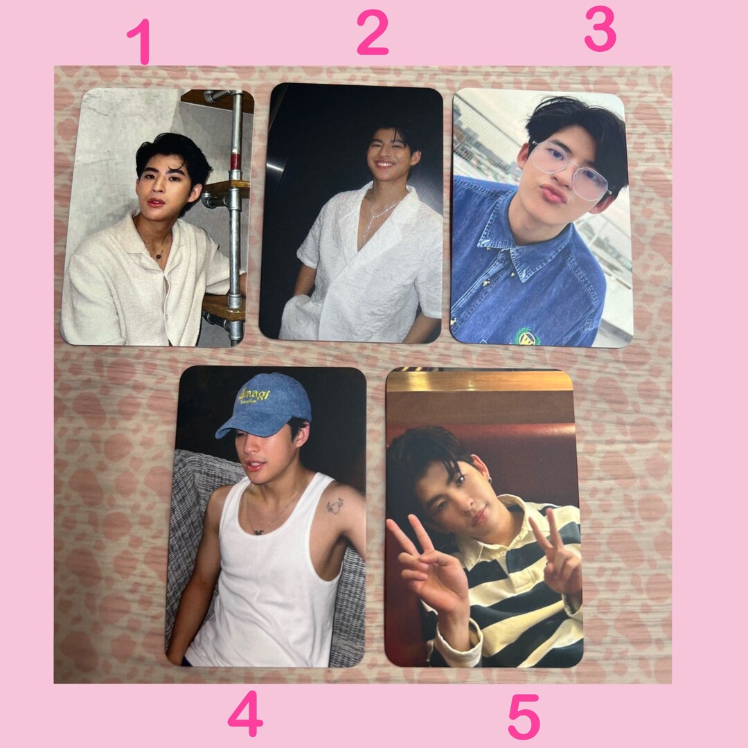 Thai Star Photocards (neomark Firstkhaotung Forcebook - Etsy