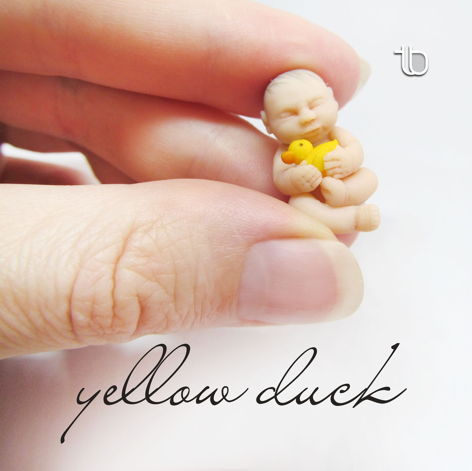 Miniature Reborn Babies With the Rubber Duck Polymer Clay - Etsy