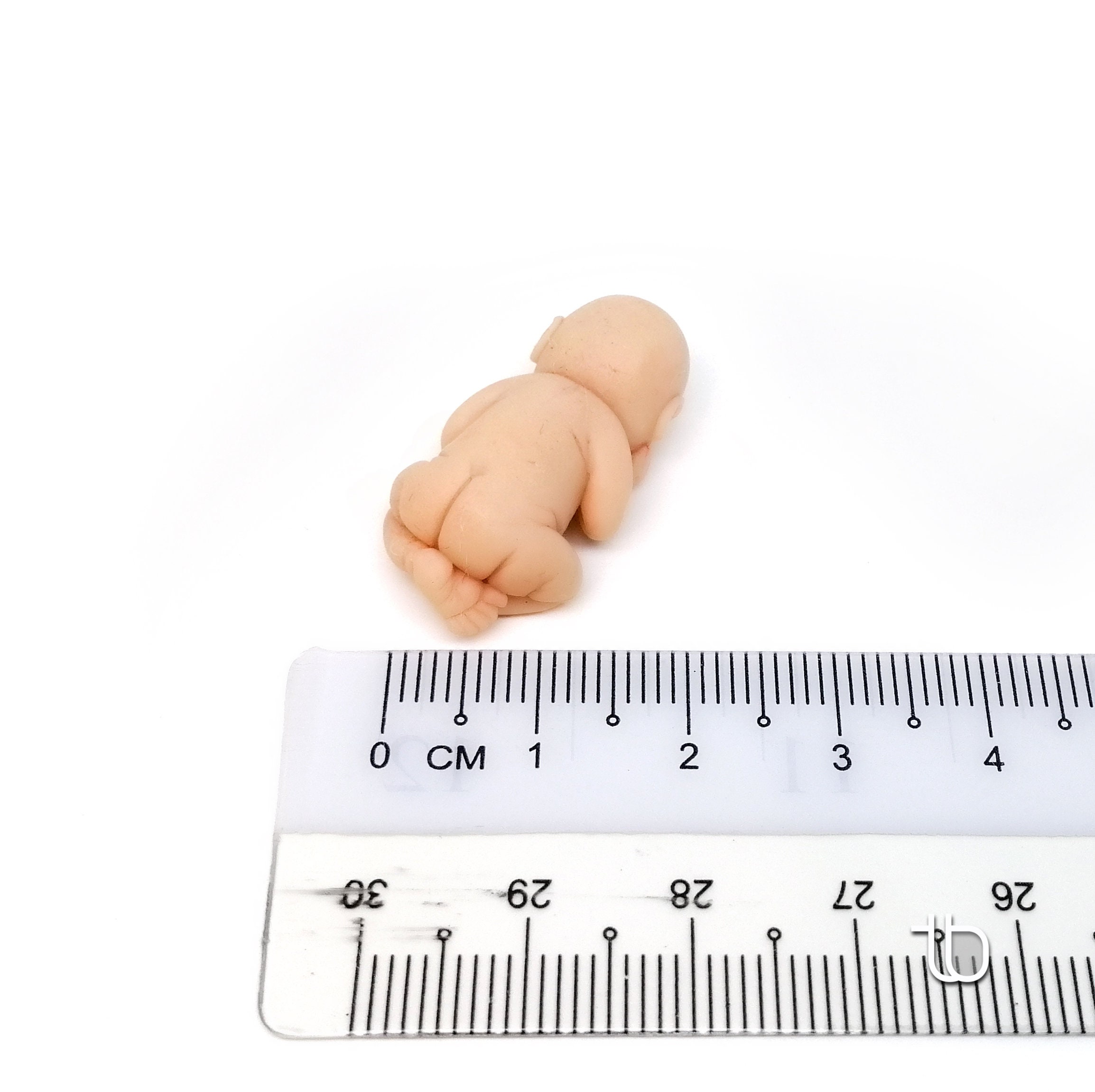 Miniature reborn babies Polymer clay original hand sculpted | Etsy