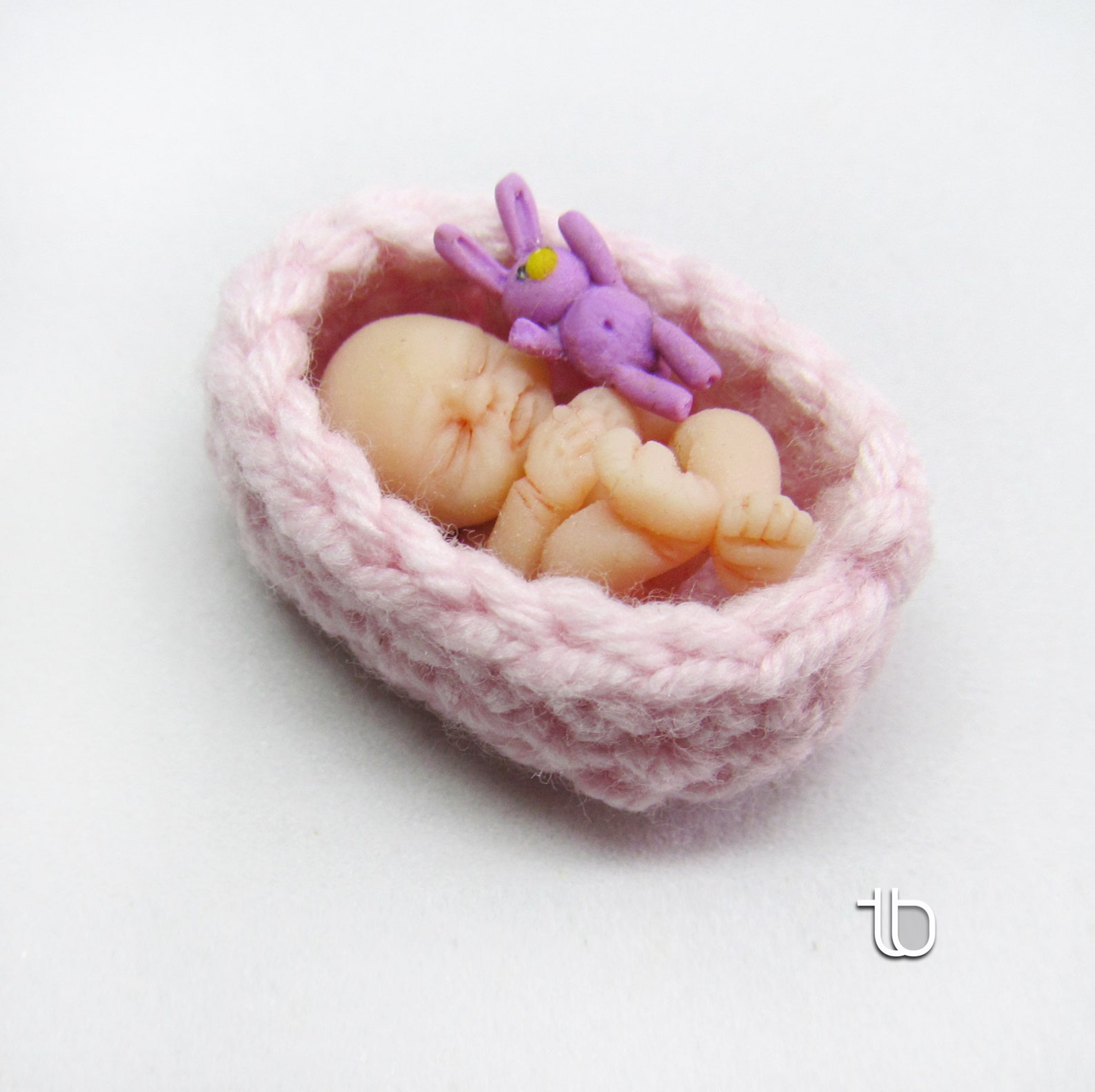 Tiny Mini Reborn Baby. Realistic Doll OOAK Miniature Polymer | Etsy